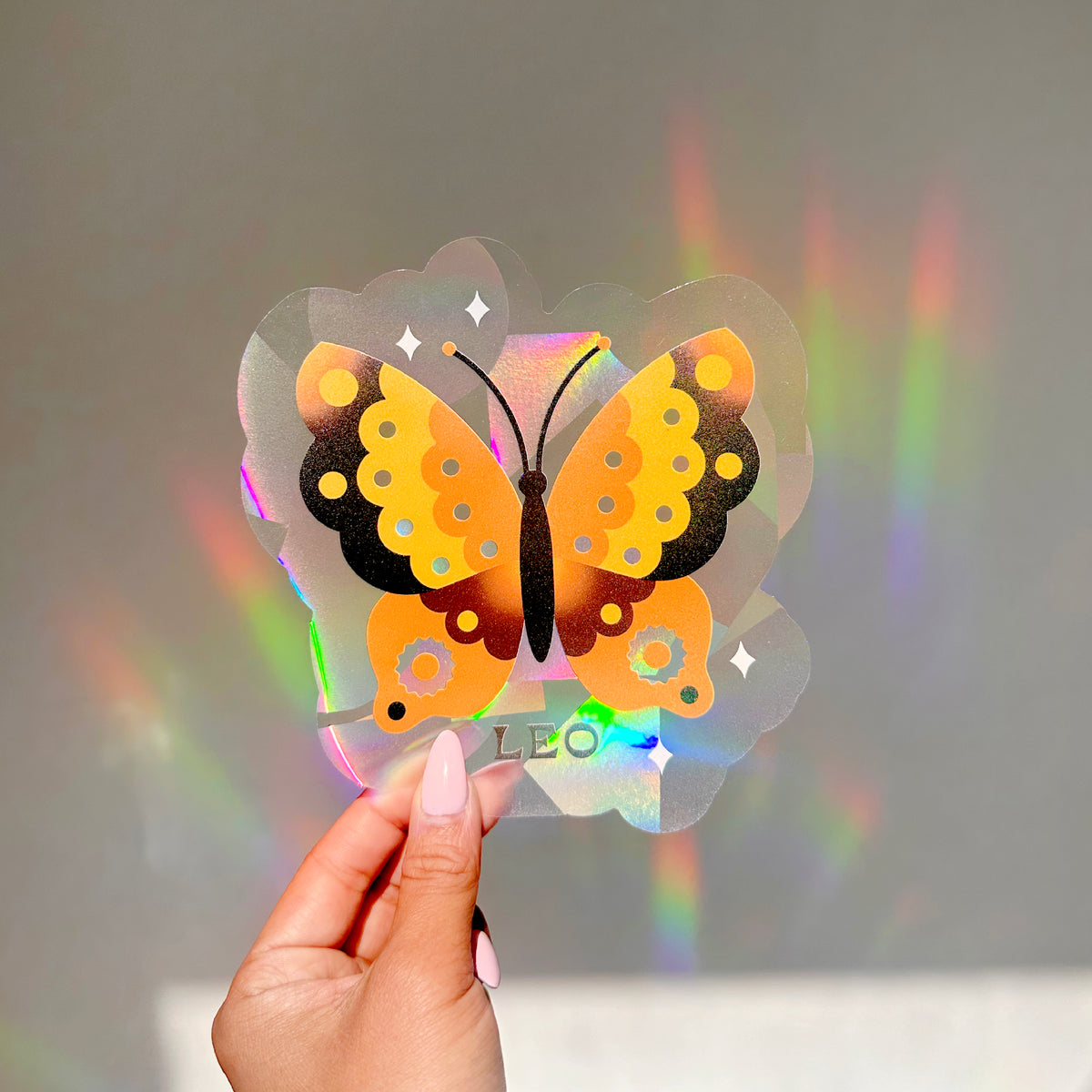 Leo Butterfly Suncatcher – Have a Nice Day
